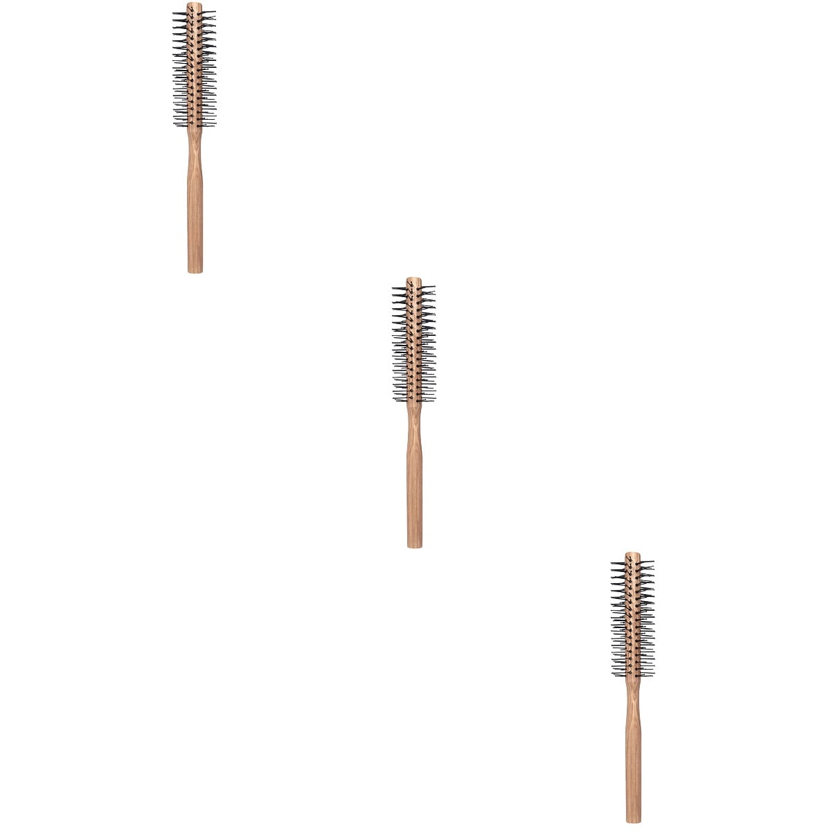 3 Pack Mini Curling Comb Combs for Curly Hair Small Round Brush ...