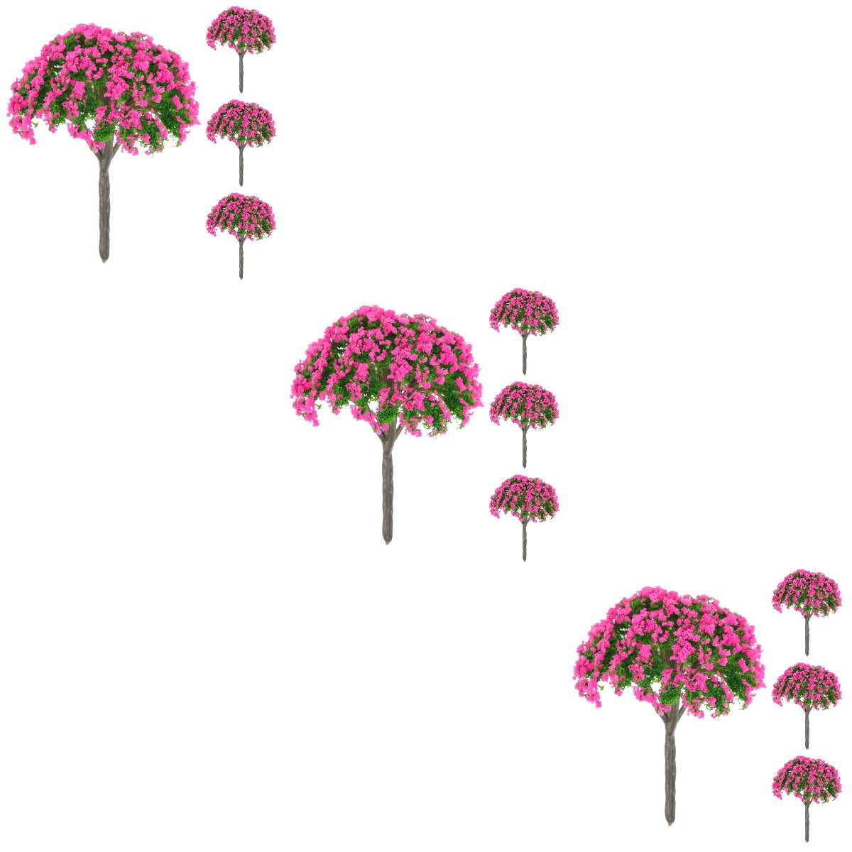 3 Pack Miniature Basing Material Model Tree Tree Model 4.5x4.5x6cm ...