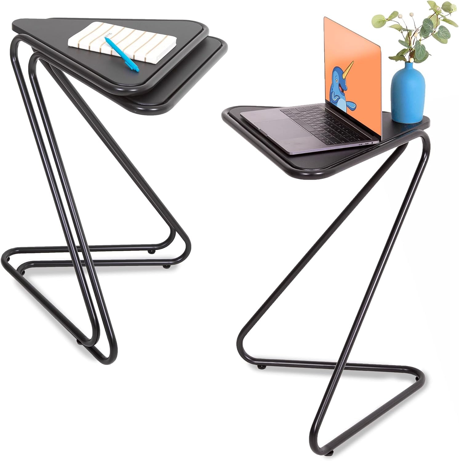 3 Pack | Modern C-Shaped Side Tables for Office & Home | Compact ...