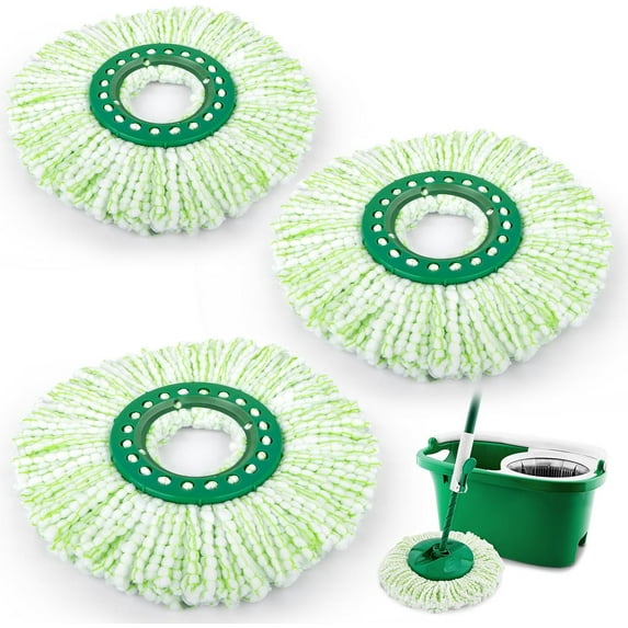 3 Pack Mop Head Replacement for Tornado, Spin Mop Replacement Head 𝐎𝐍𝐋𝐘 ...