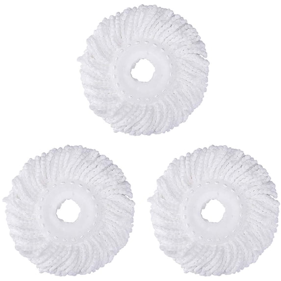 3 Pack Mop Head Spin Mop Head Microfiber Spin Mop Refills Easy Cleaning ...