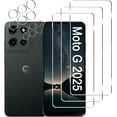 3 Pack Moto G 2025 Screen Protector 6.7 inch + 3 Pack Camera Lens ...