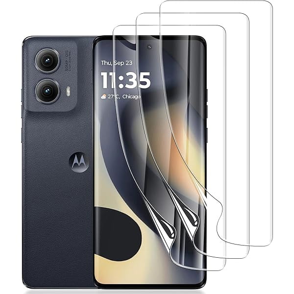 3 Pack Motorola Moto Edge 2023/2024 Screen Protectors Flexible Soft ...
