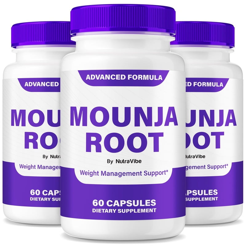 (3 Pack) Mounja Root Capsules - Official MounjaRoot to Support Active Lifestyle and Fitness ...
