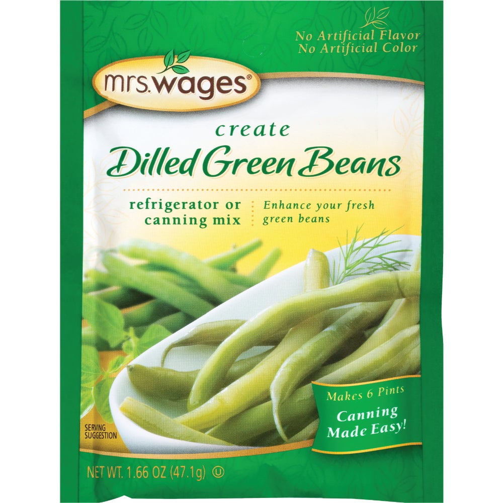 Mrs. Wages Dilled Green Beans Pickling Mix, 3 Pack, Canning or ...