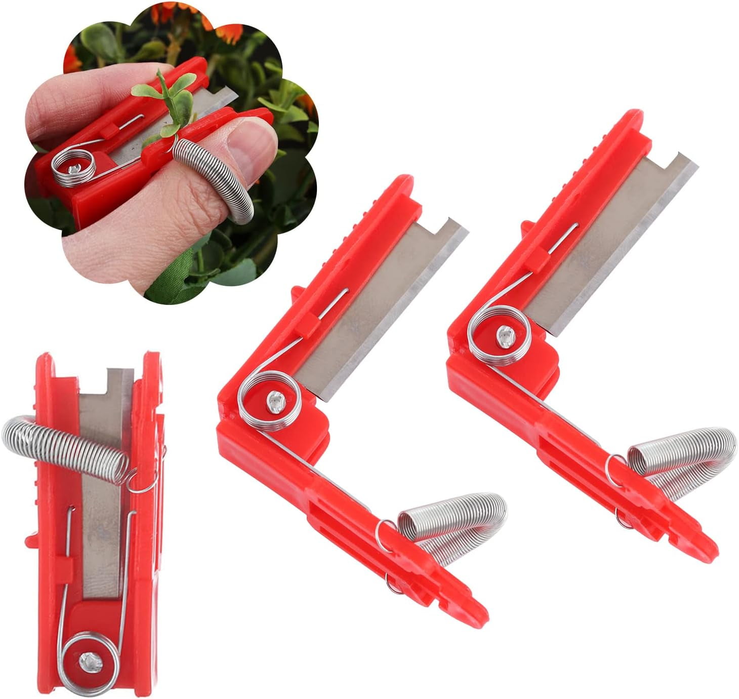 3 Pack Multifunctional Gardening Thump Knife Garden Cutter Finger Fruit ...