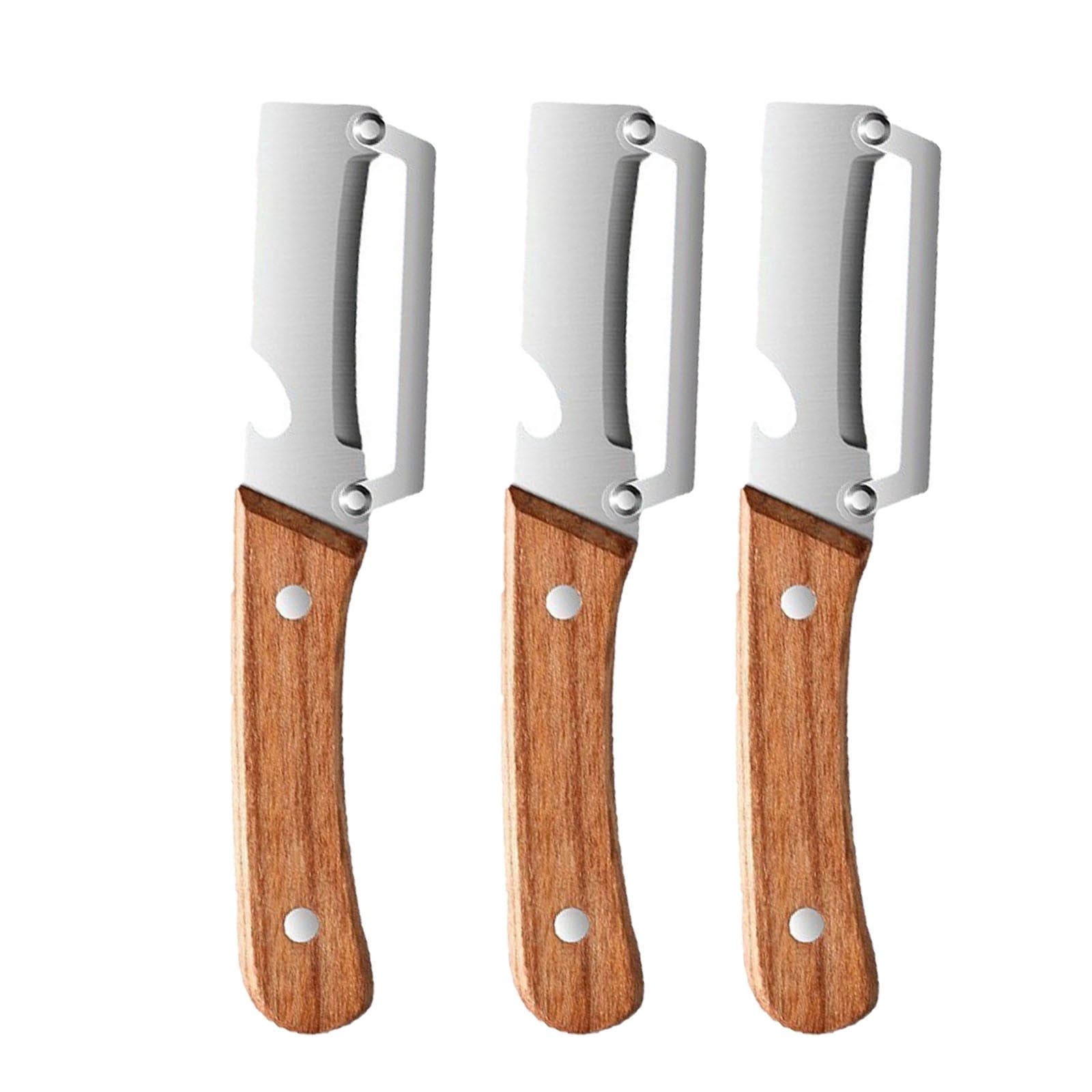 3-Pack Multifunctional Vegetable Peeler, Thickened Stainless Steel ...
