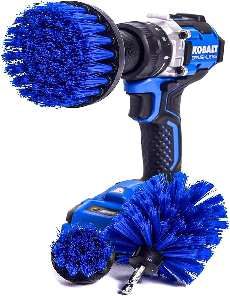 3-Pack Multipurpose Drill Brush Attachment - Turns Drill Into Electric ...