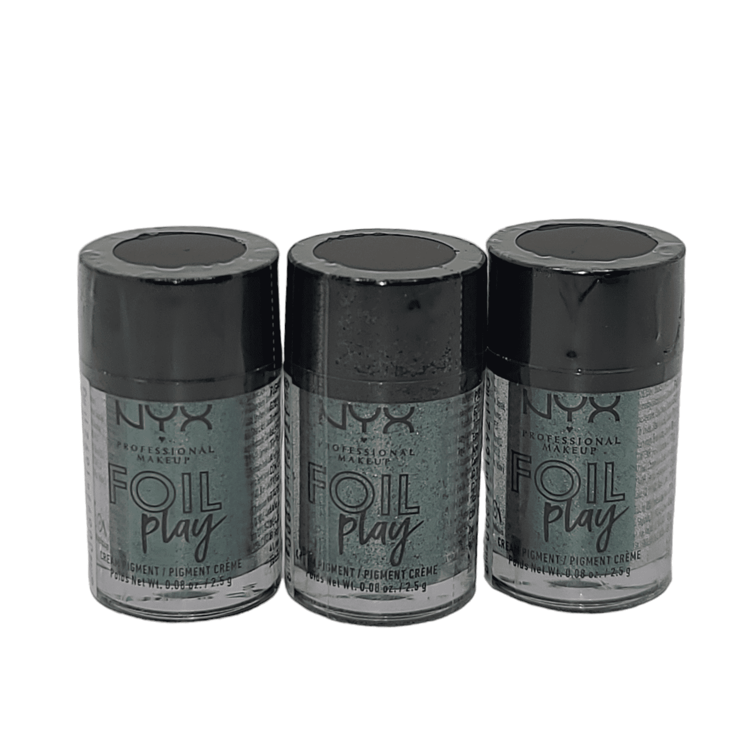 3 Pack NYX Foil Play Cream Pigment Digital Glitch - Walmart.com