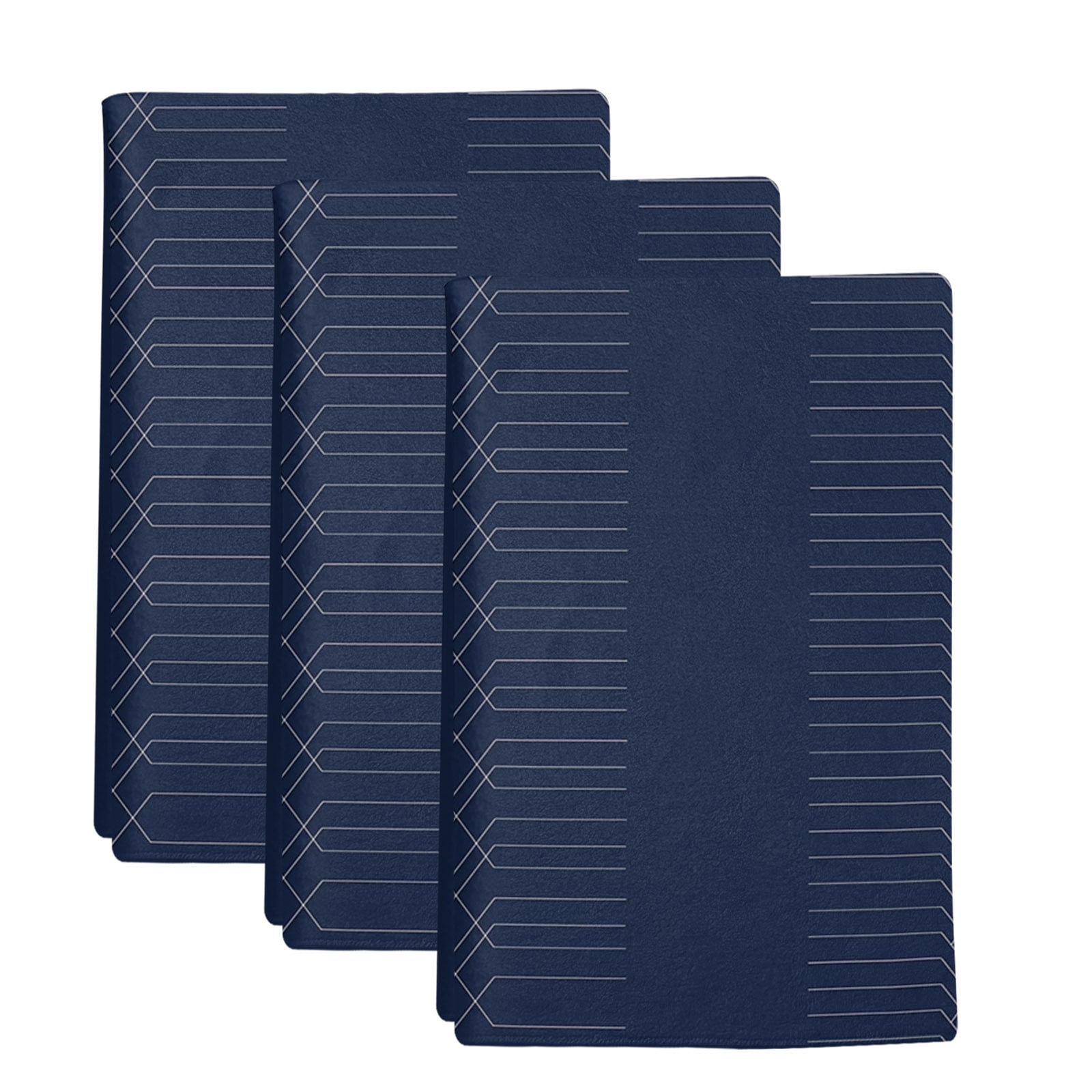 3 Pack Navy Blue Kitchen Towels Minimalism Geometric Texture Modern Art ...