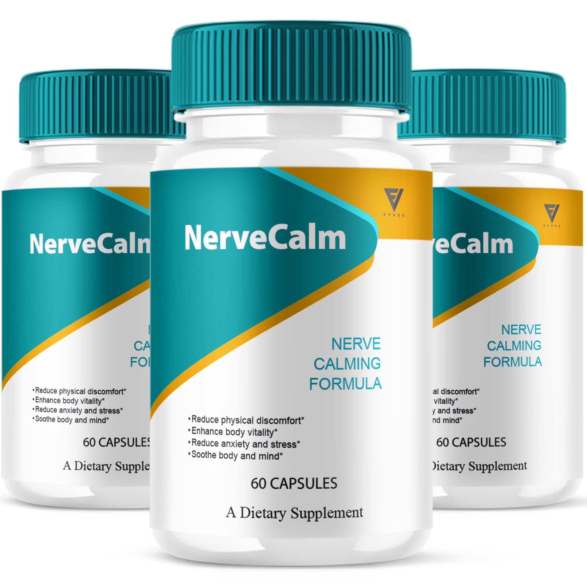 (3 Pack) Nerve Calm Advanced Formula, NerveCalm Max Strength (180 ...