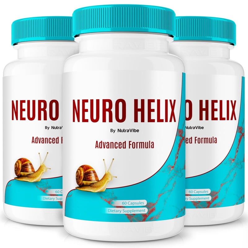 (3 Pack) Neuro Helix – Natural Daily Support Blend for Nerves, Memory ...