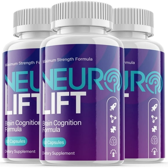(3 Pack) Neuro Lift - Nootropic Memory Booster Dietary Supplement for ...