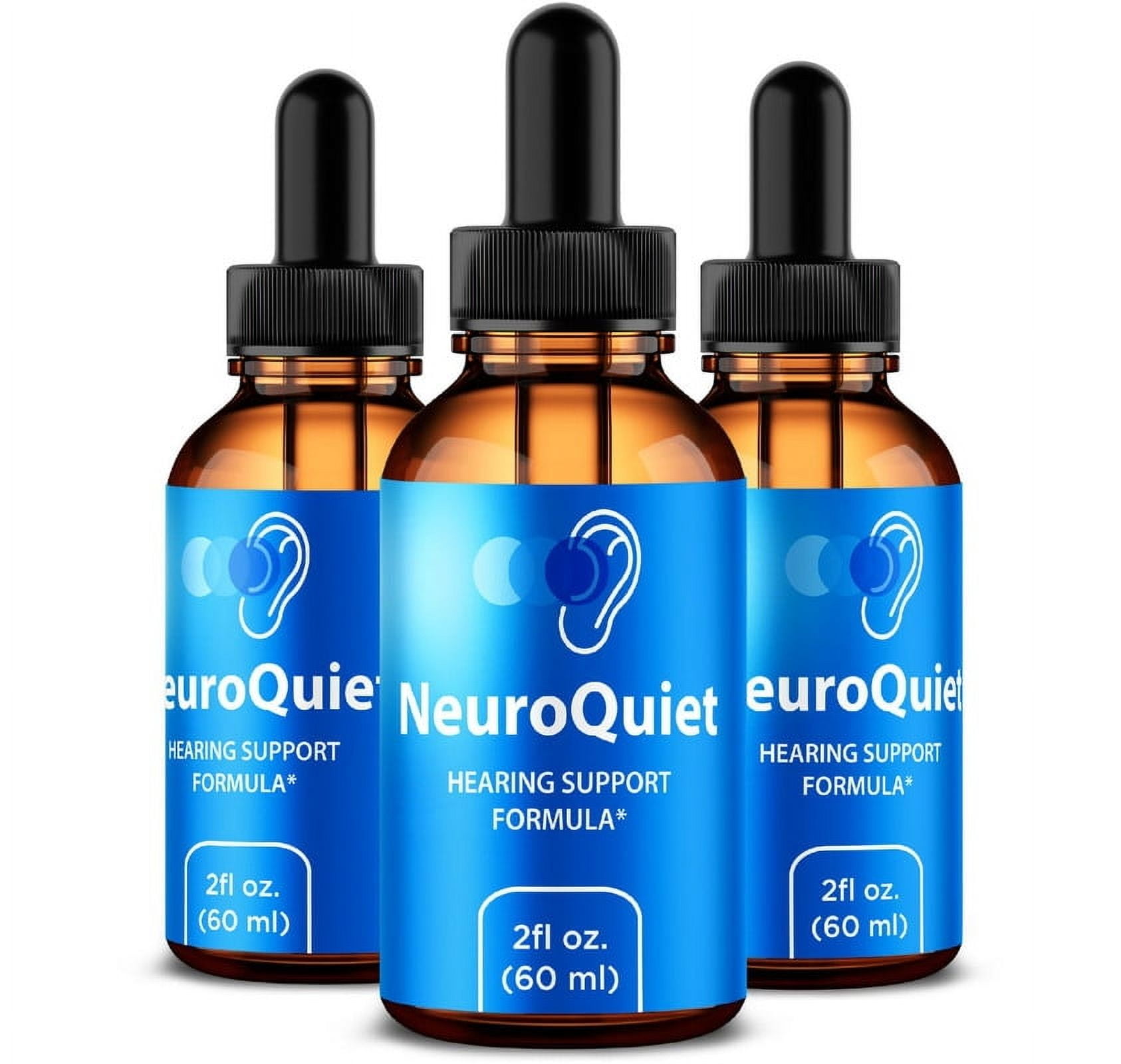 (3 Pack) NeuroQuiet - Advanced Ear Support, Natural Formula to Promote ...