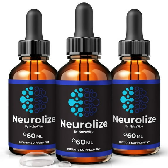 (3 Pack) Neurolize Drops – Neurolize Brain Formula for Memory, Focus ...