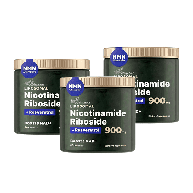 3 Pack New NAD+ Nicotinamide Riboside - Walmart.com