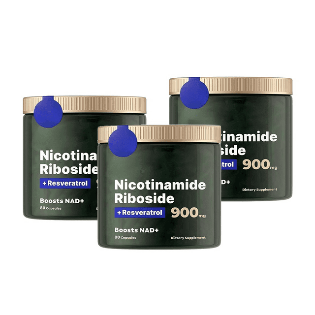 3 Pack New NAD+ Nicotinamide Riboside - Walmart.com