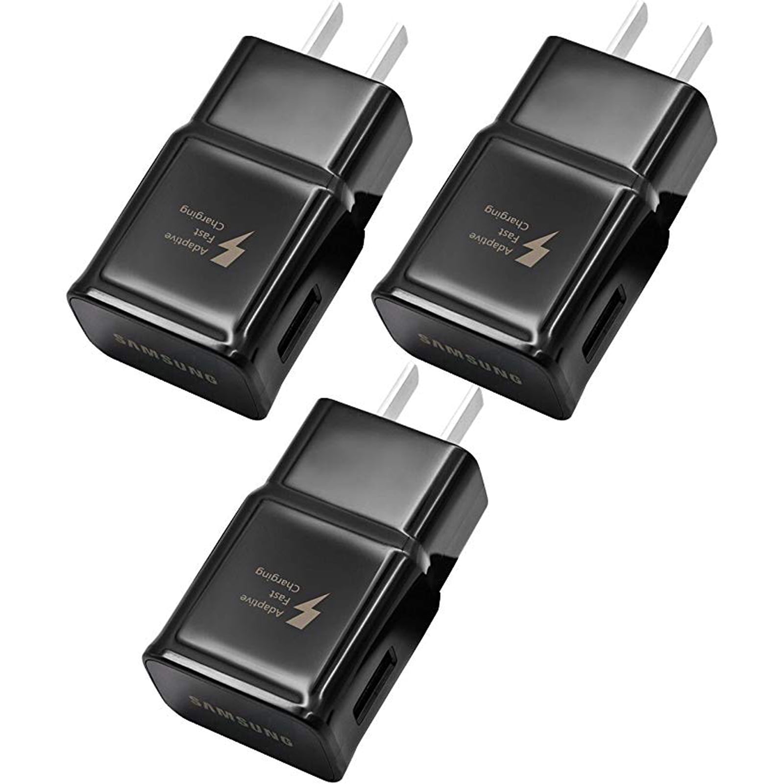3-Pack New OEM Samsung fast Adaptive Wall Charger for Galaxy S7 S6 Note ...