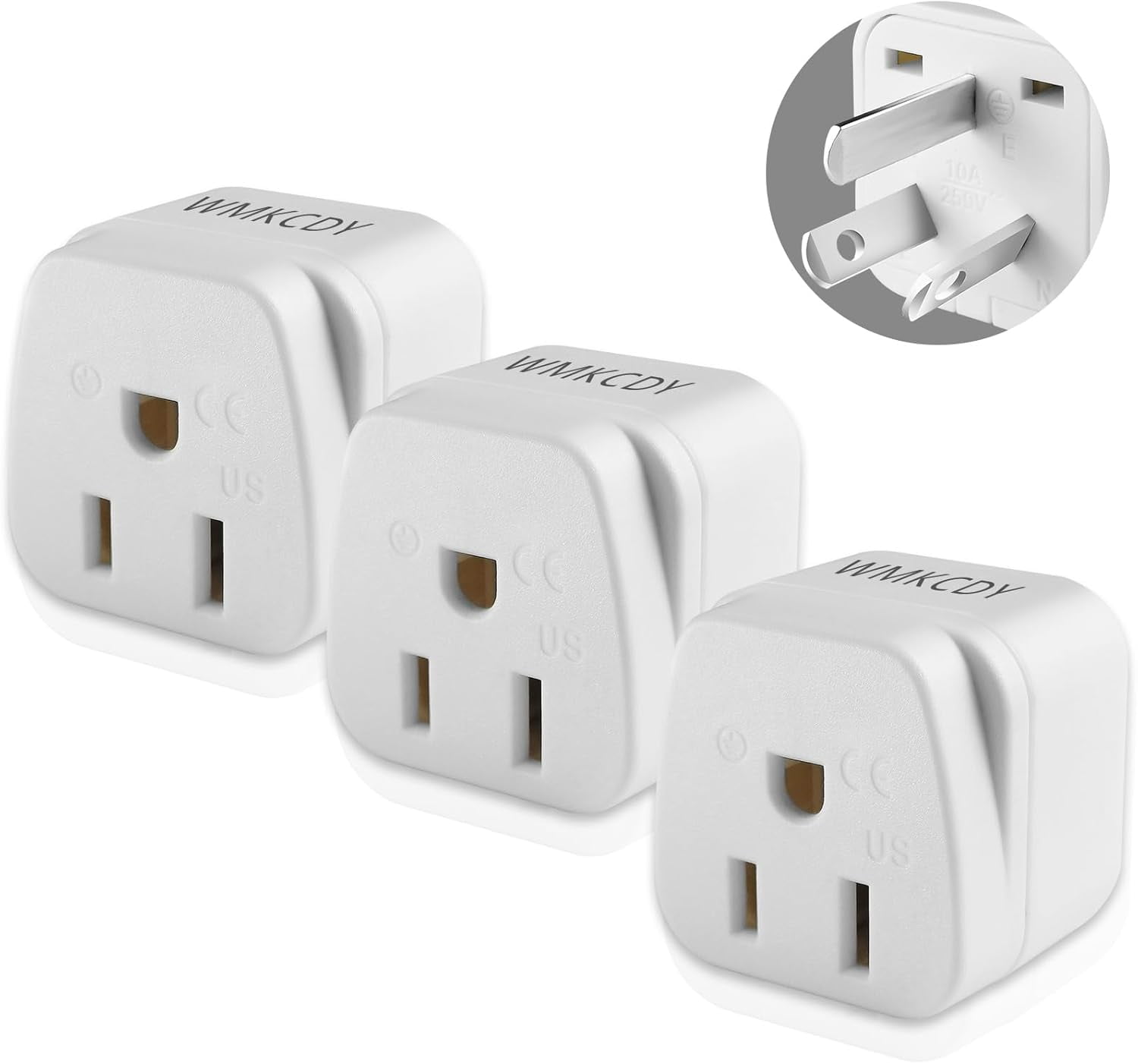 3 Pack New Zealand Power Adapter, US to Australia Plug Adapter, Type I ...