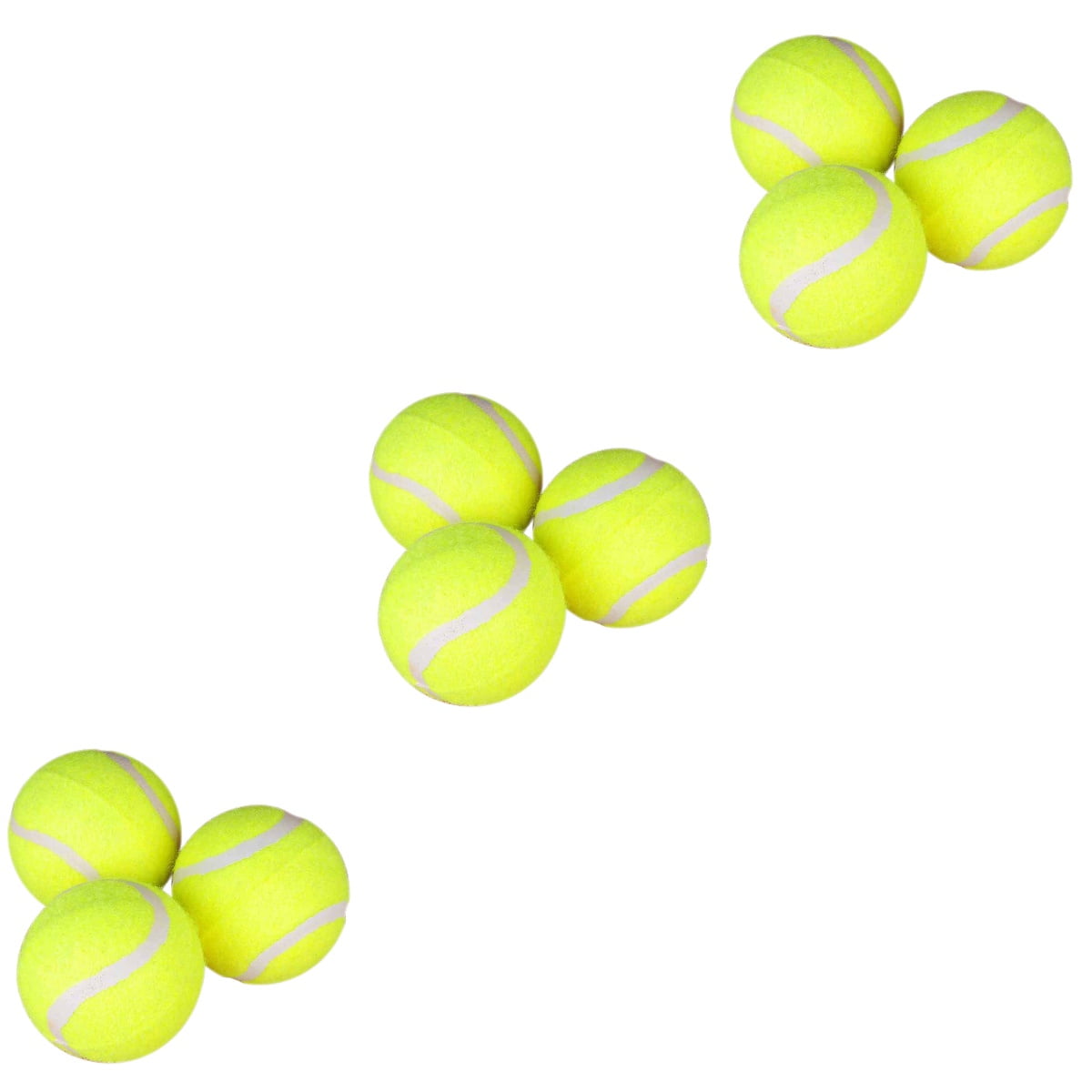 3 Pack No Woven Polyester Felt Fabric Tennis Balls - Walmart.com
