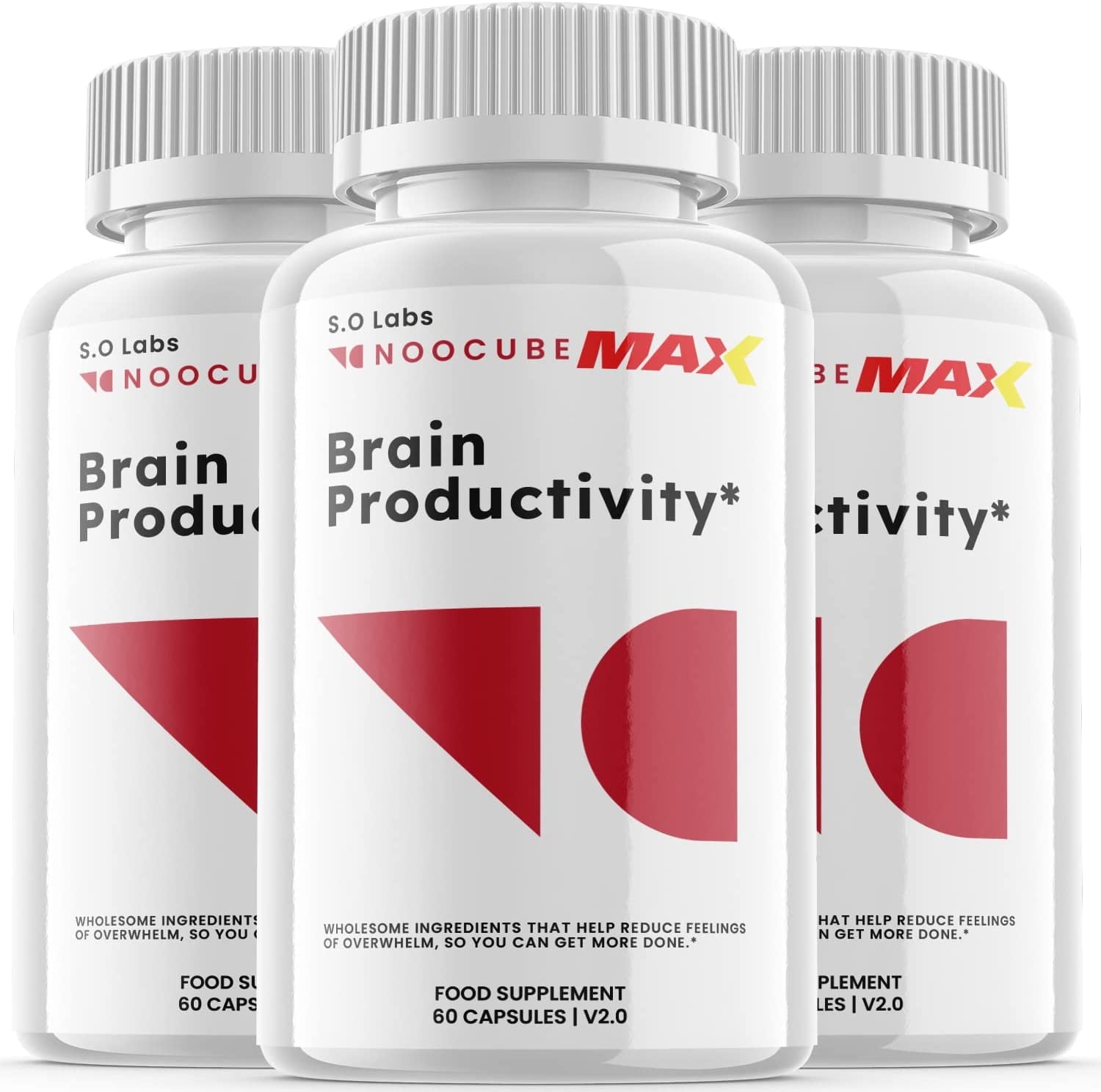 (3 Pack) Noocube Max - Nootropic Memory Booster Dietary Supplement for ...