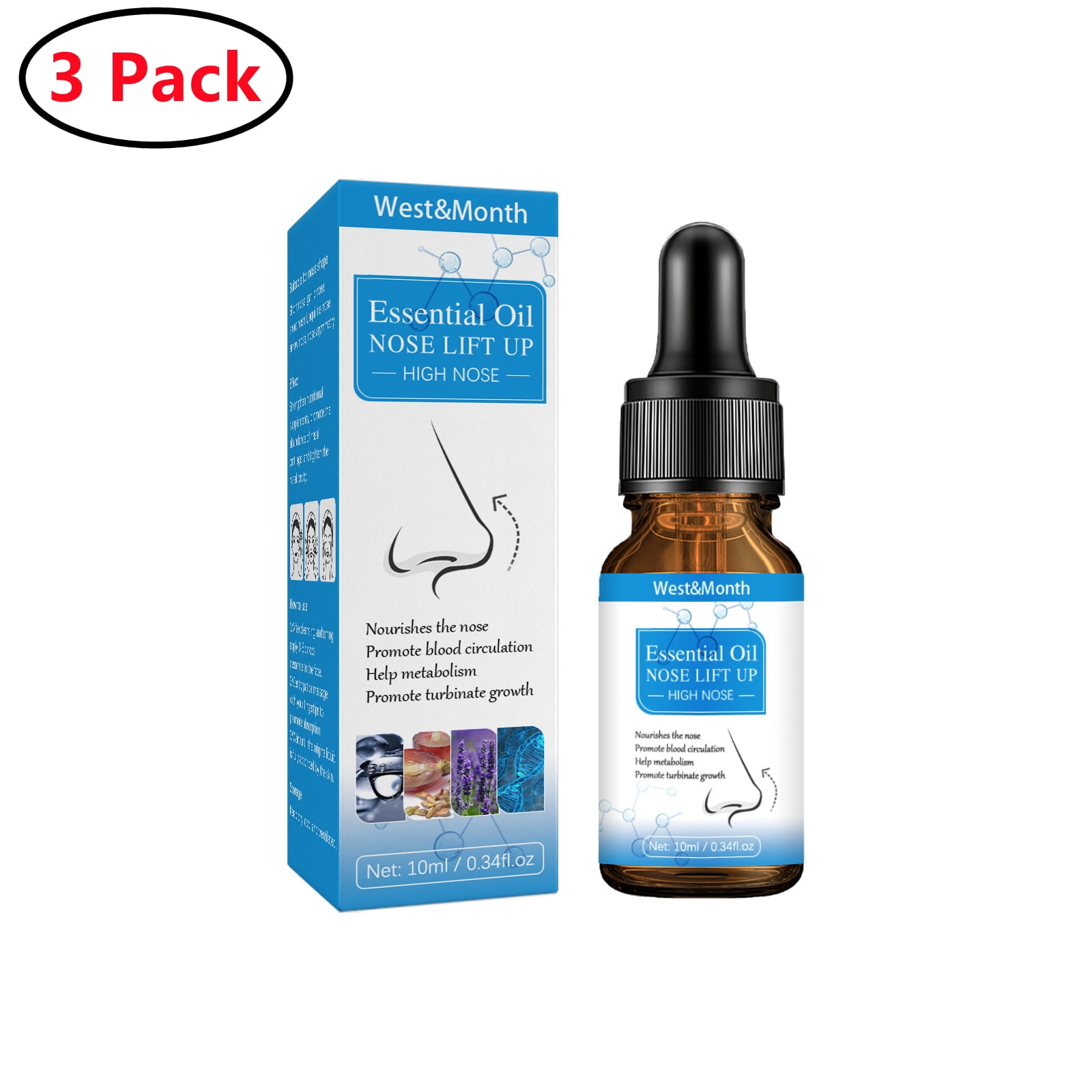 3 Pack Nose Lifting Essence, Nose Repair Essence Oil,Professional ...