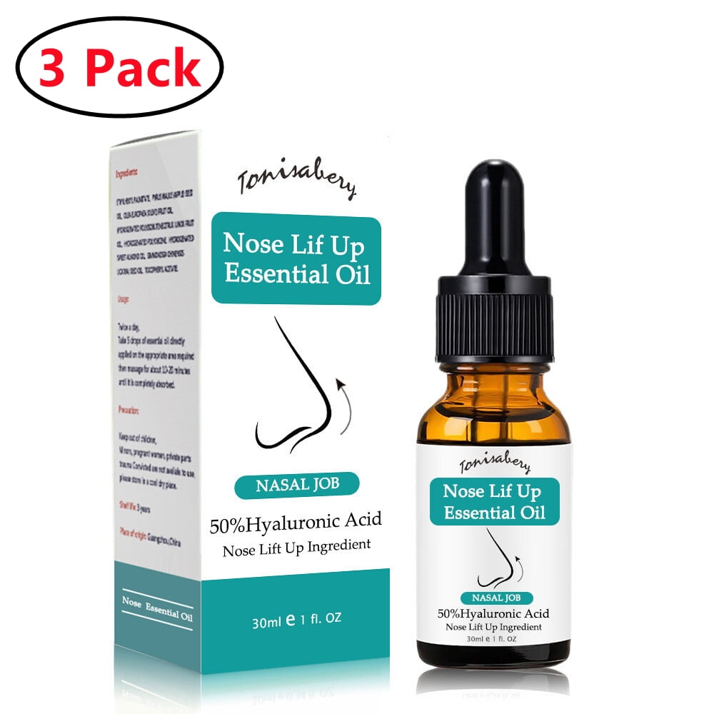 3 Pack Nose Up Heighten Rhinoplasty Oil -Charming Nose Repair Massage ...