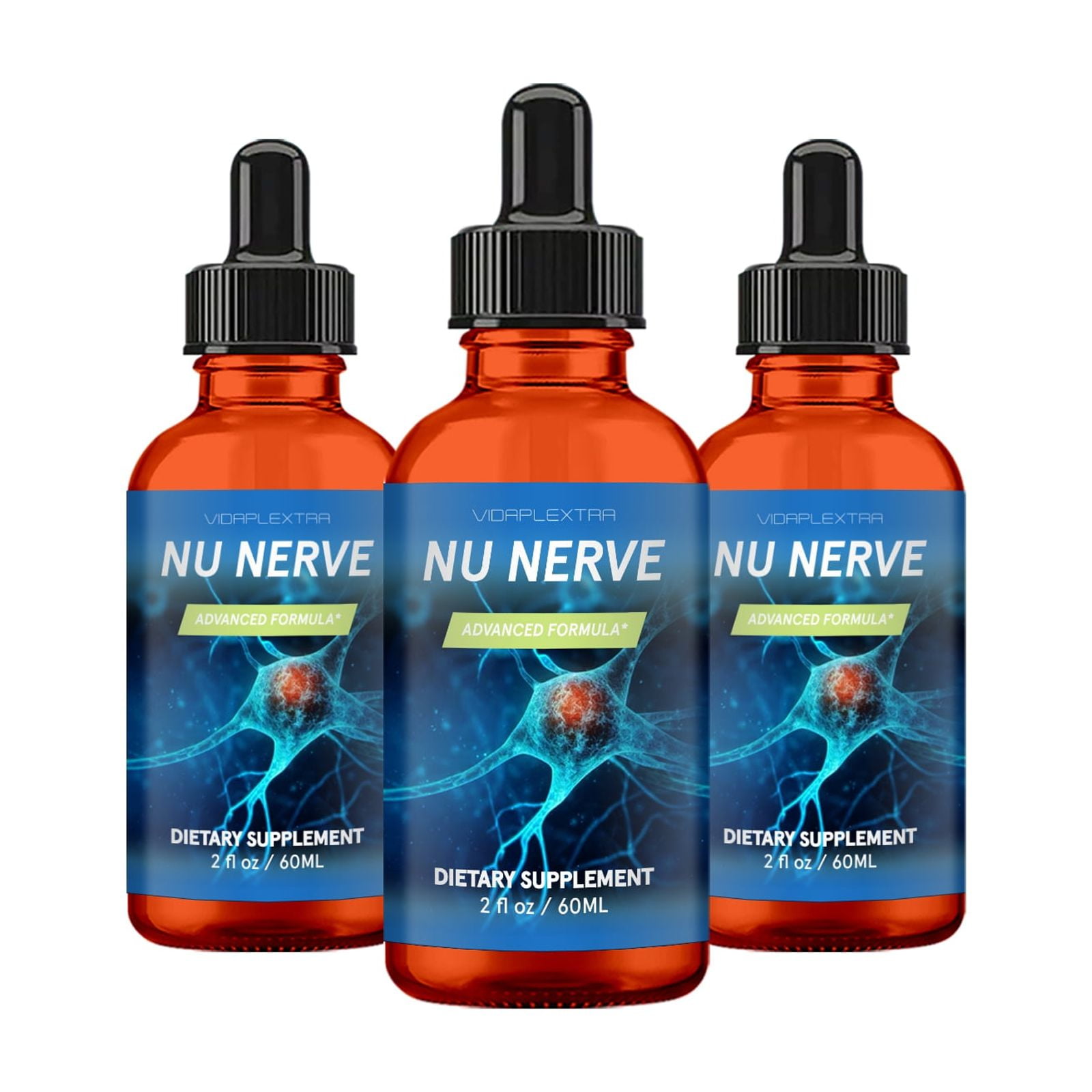 (3 Pack) Nu Nerve Drops - Nu Nerve Liquid Drops - Walmart.com
