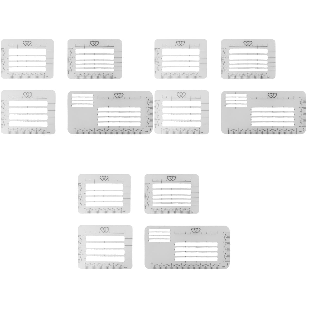 3 Pack Number Stencil Envelope Address Template Child - Walmart.com