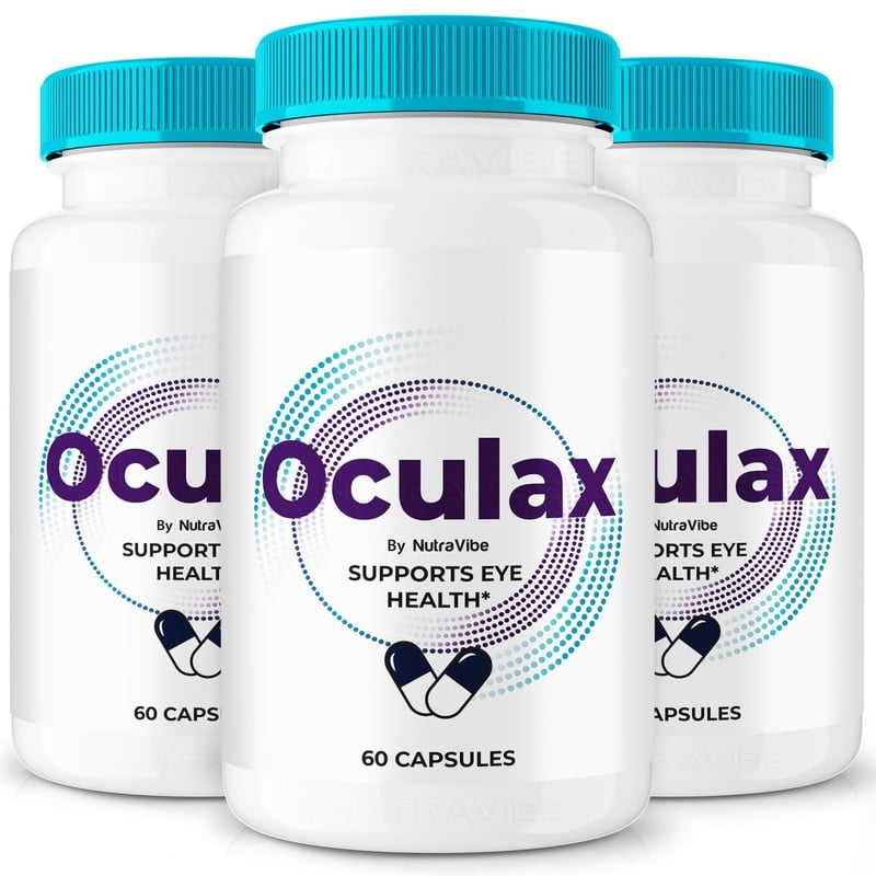 (3 Pack) Oculax Capsules – Daily Eye Care with Original Blend to ...