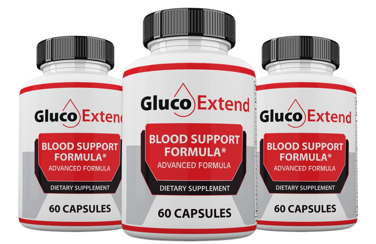 (3 Pack) Official Gluco Extend Capsules, GlucoExtend Circulation ...