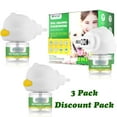 (3 Pack)Oimmal Dog Calming Pheromone Diffuser, 2in1 Plug-In Diffuser ...