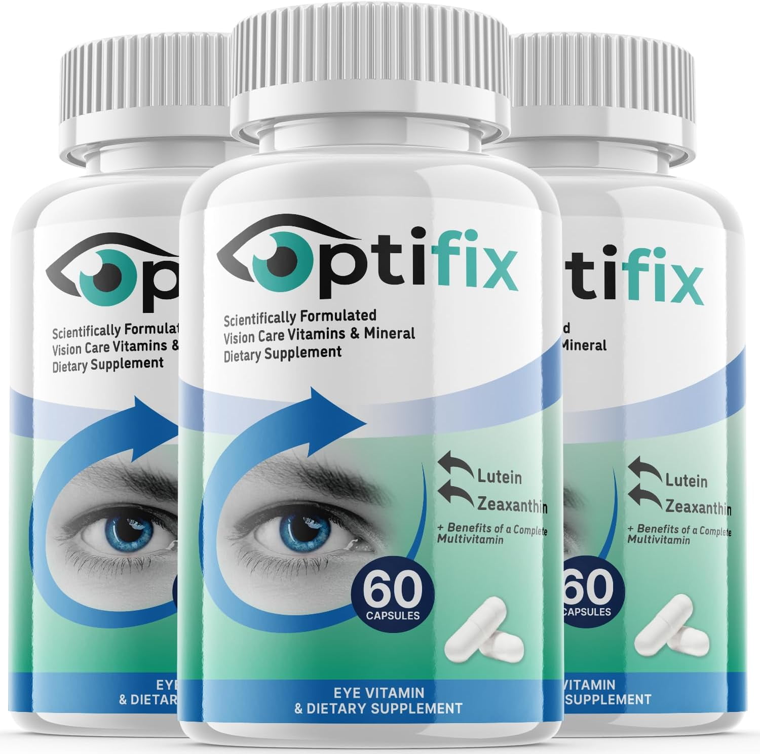 Optifix Vision Matrix Formula (3 Pack) - Eye Health Supplement - 180 ...