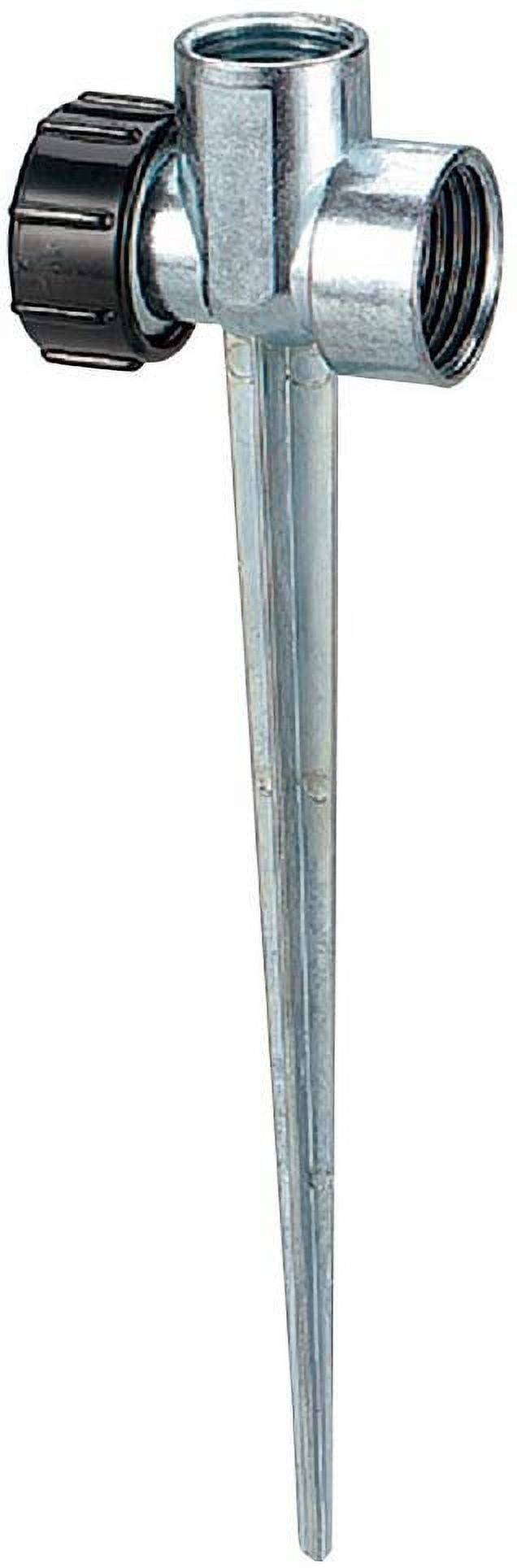 3 Pack - Orbit 1/2 Inch Zinc Flow-Thru Lawn Sprinkler Spike Base ...