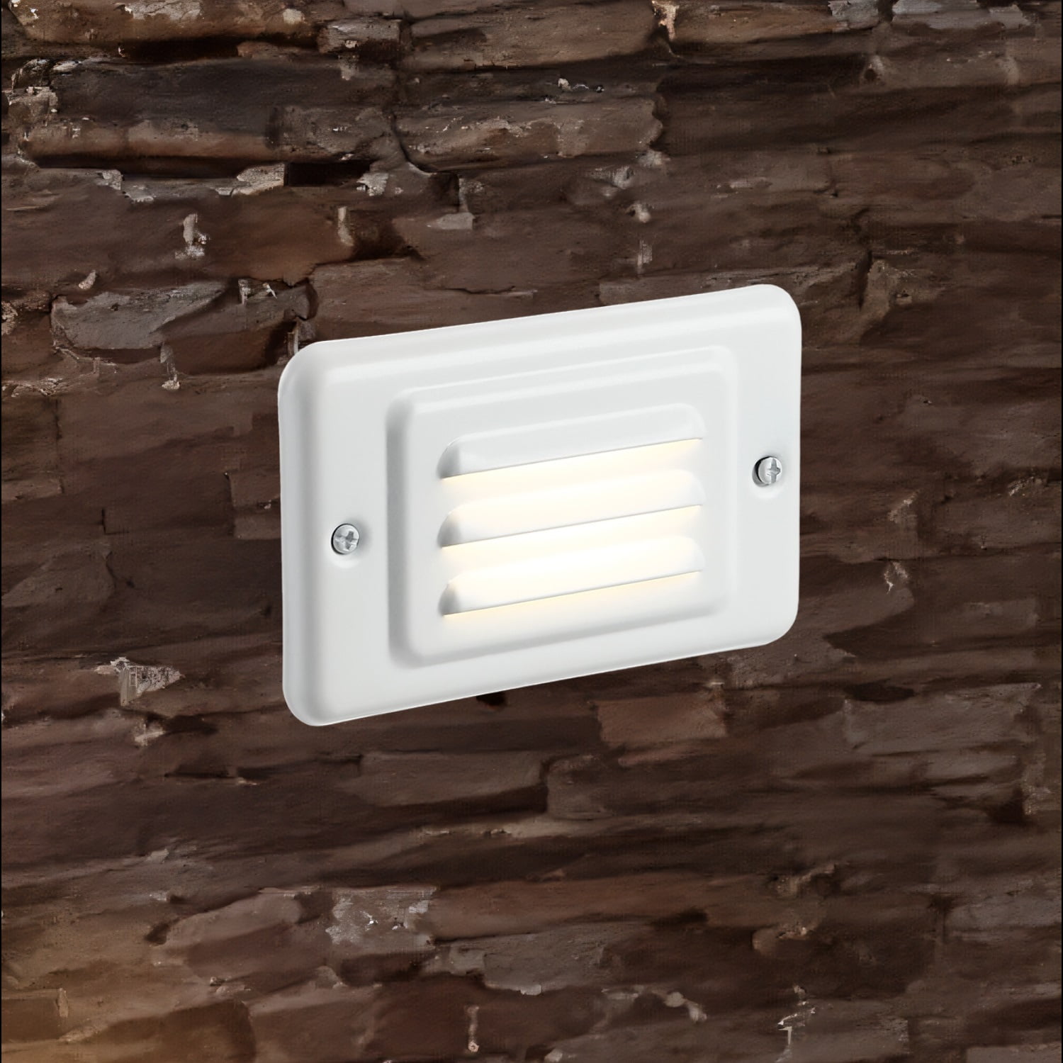 3 Pack Outdoor & Indoor LED Stair Light, Mini Wall Mount Step Lighting ...