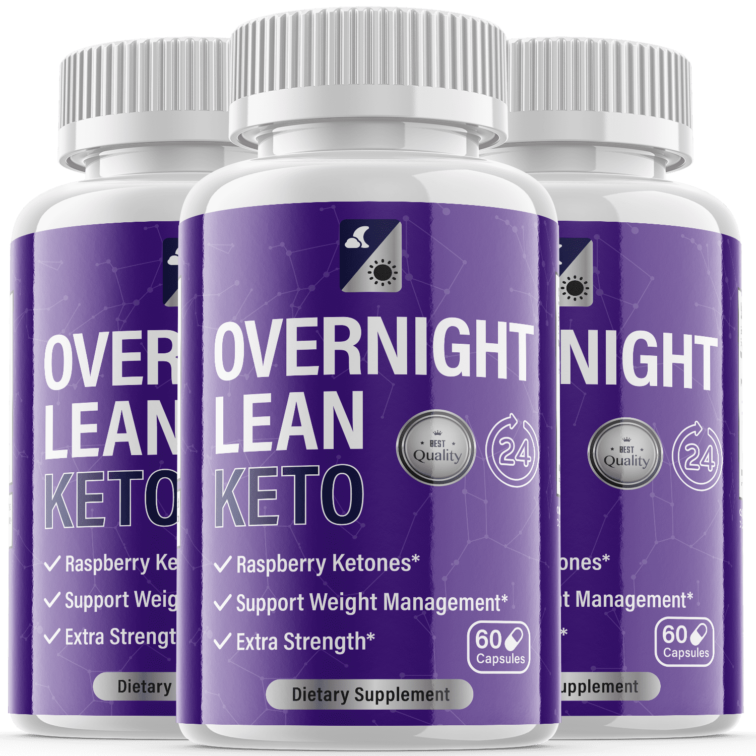 (3 Pack) Overnight Lean Keto - Keto Weight Loss Formula - Energy & Focus Boosting Dietary ...