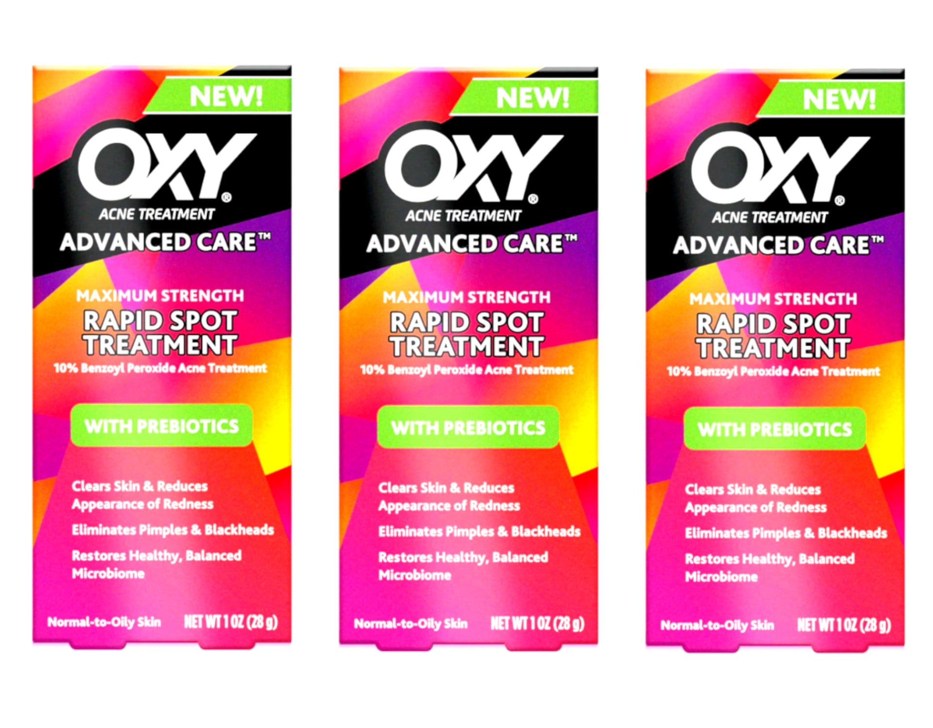 3 Pack - Oxy Maximum Action Spot Treatment, 1 oz Each - Walmart.com