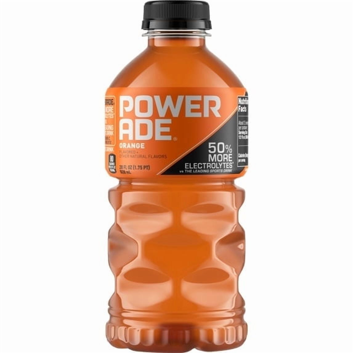(3 Pack) POWERADE Electrolyte Enhanced Orange Sport Drink, 28 fl oz ...