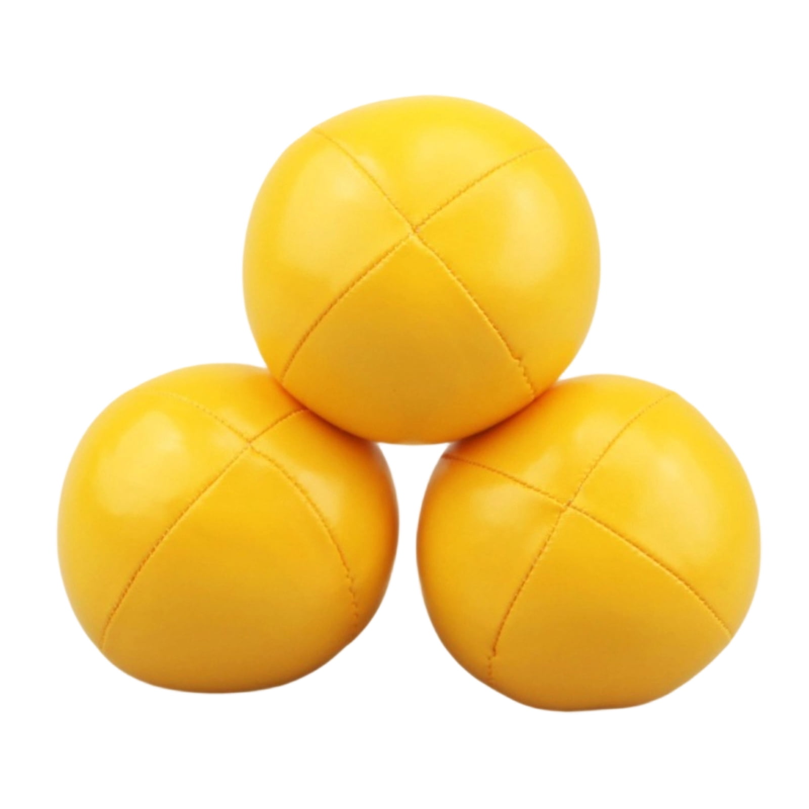 3 Pack PU Leather Juggling Ball Set for Outdoor Coordination Training ...
