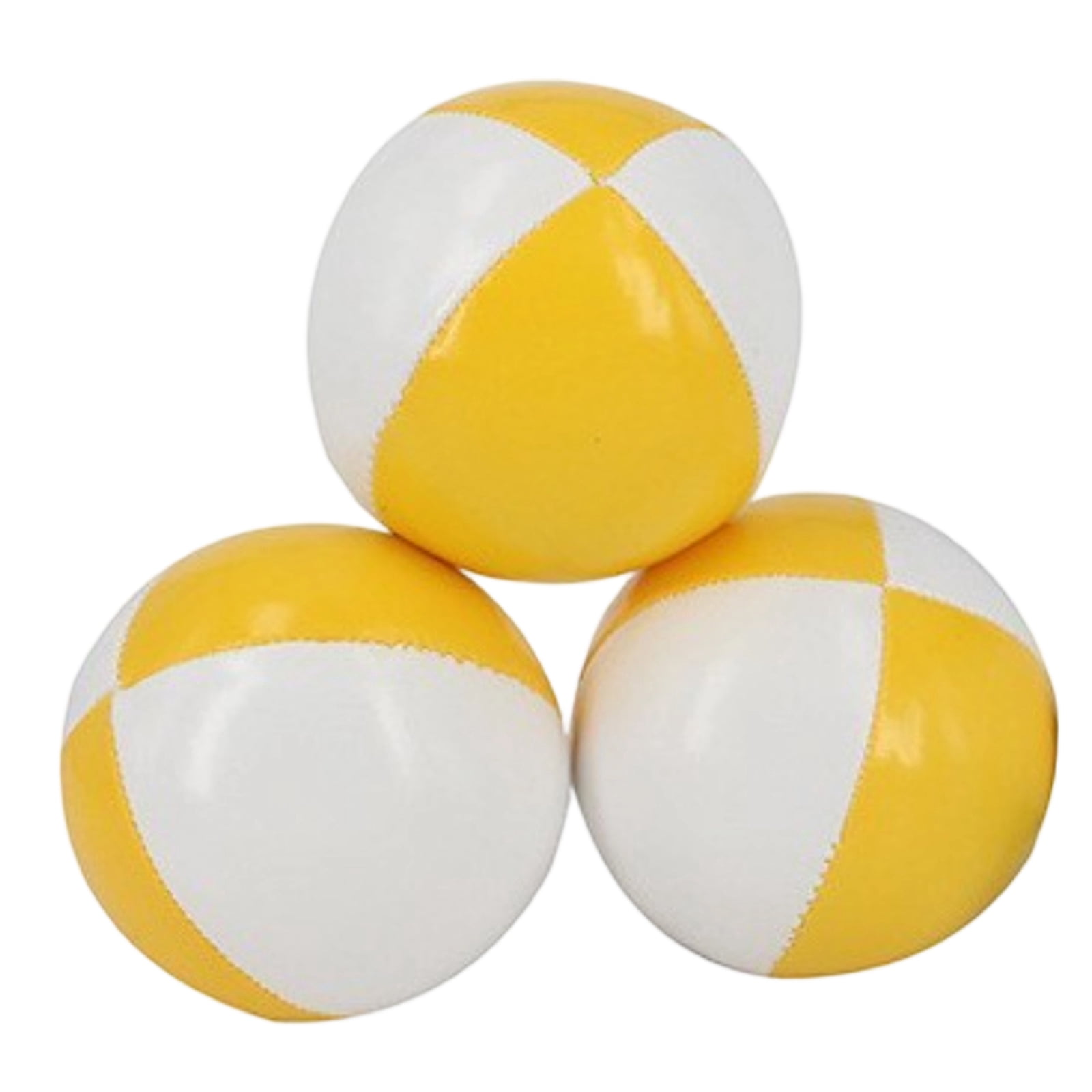 3 Pack PU Leather Juggling Ball Set for Outdoor Coordination Training ...