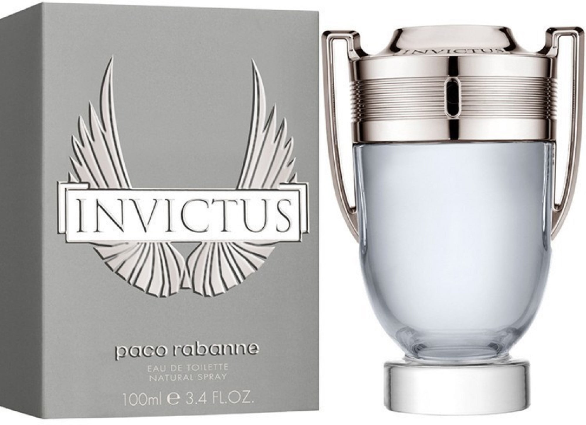 3 Pack - Paco Rabanne Invictus Eau de Toilette Spray For Men 3.4 oz ...