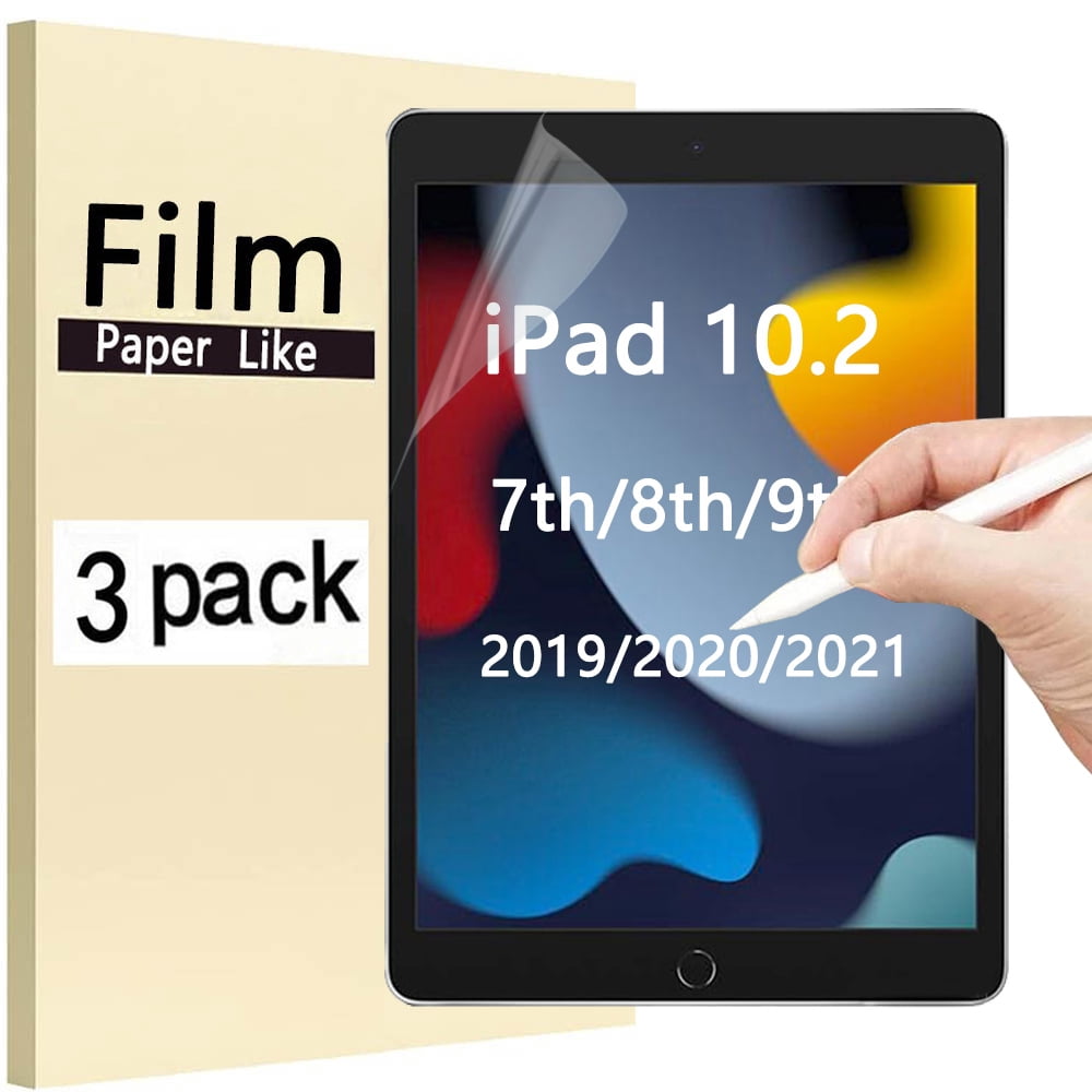 3 Pack) Paper Film For Apple iPad 10.2 2019 2020 2021 7th 8th 9th ...