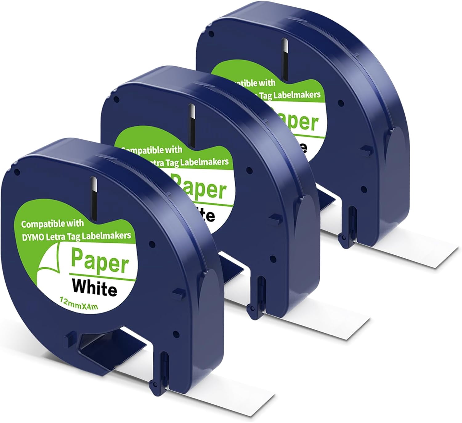 3 Pack Paper Label Refills Replacement for Dymo Letratag 91200/91330 ...