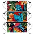 3 Pack Parrot Server Aprons with 3 Pockets - Unisex Short/Half Waiter ...