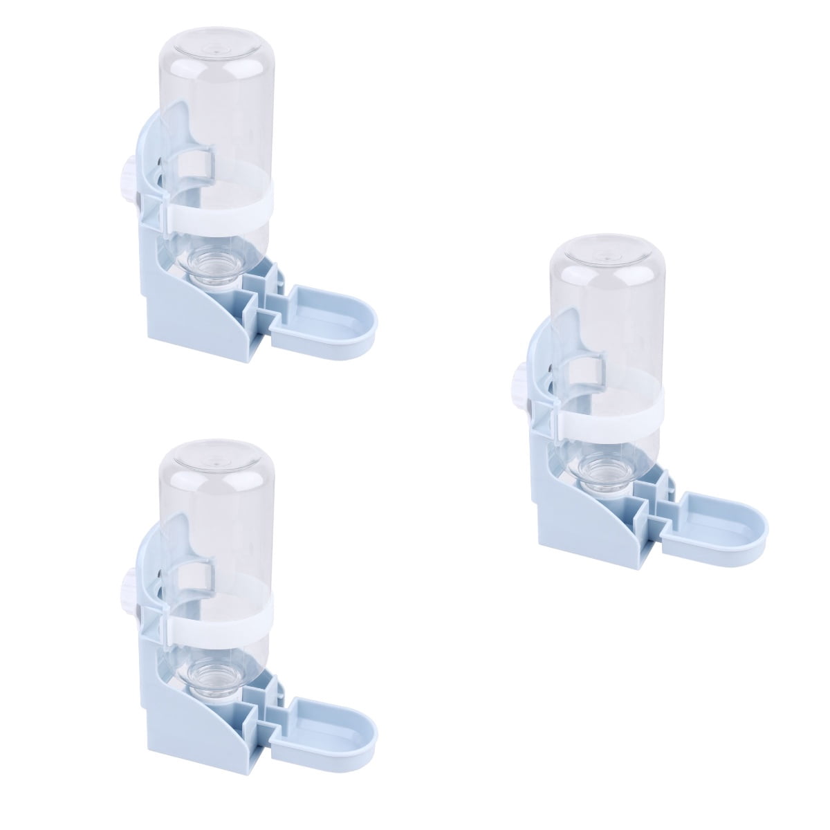 3 Pack Pet Drinking Feeder Dog Water Jug Dispenser Small Bottle Blue ...