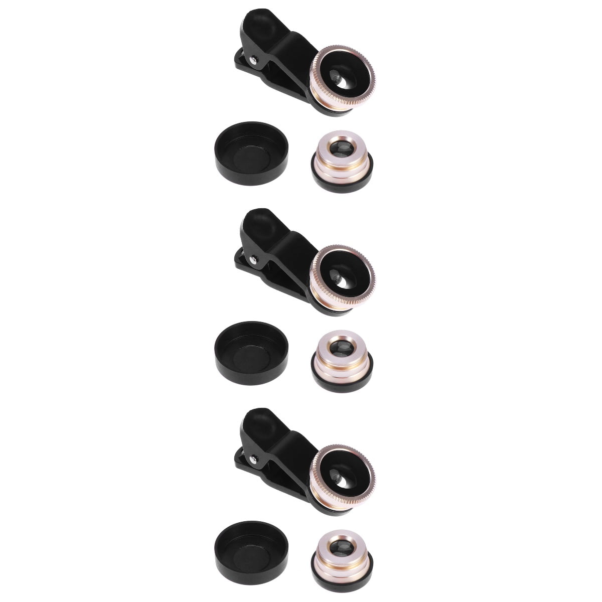 3 Pack Phone Camera Lens Fish Eye Clip-on Professional - Walmart.com