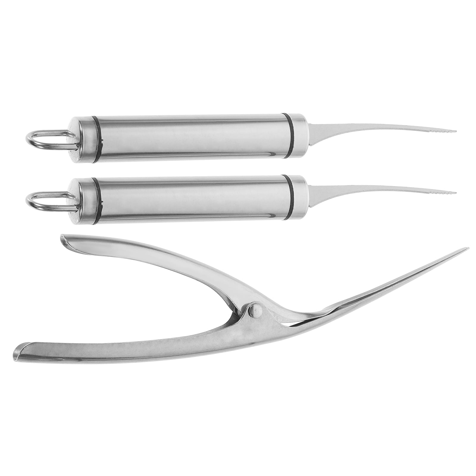 3 Pack Pickle Stainless Steel Shrimp Opener Shrimp Tool Set 21.00X5 ...