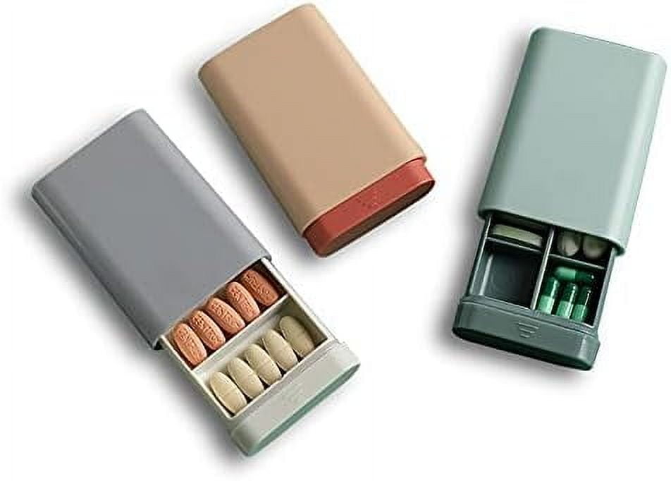 3 Pack Pill Case Portable Small Weekly Travel Pill Organizer Portable ...