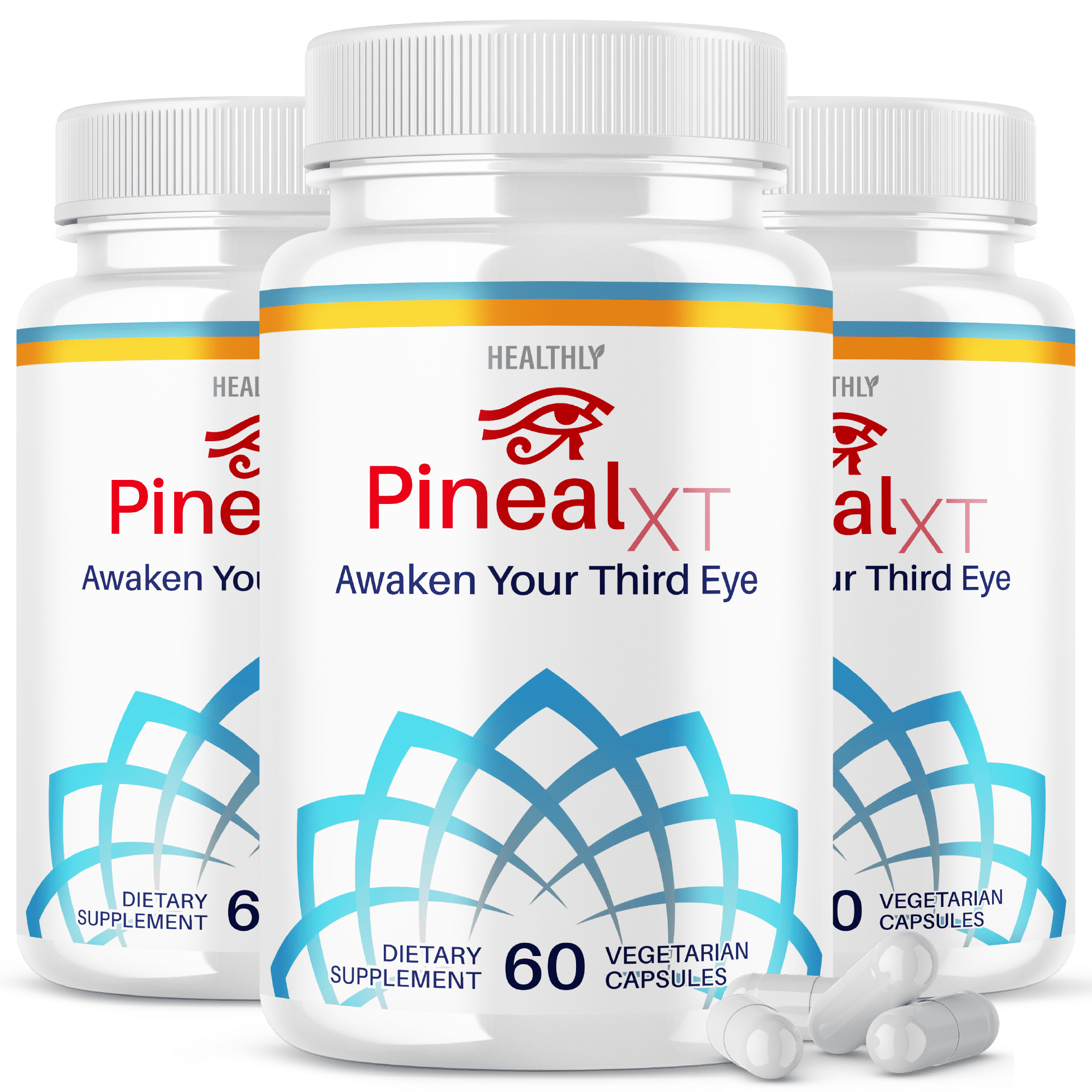 Healthly Pineal XT Gold Brain Supplement Pills, Awaken Your Third Eye ...