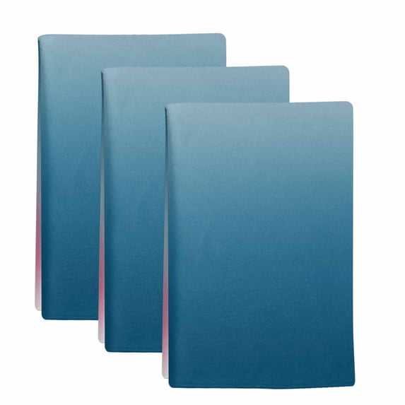 3 Pack Pink Navy Kitchen Towels Blue Gradient Decorative Dish Towel ...